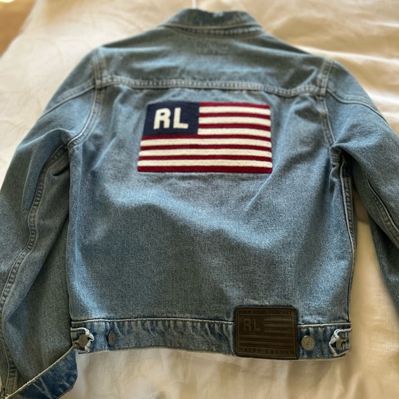 Polo Ralph Lauren | Jackets & Coats | Vintage Polo Jeans Flag Trucker Jacket Excellent Condition ...